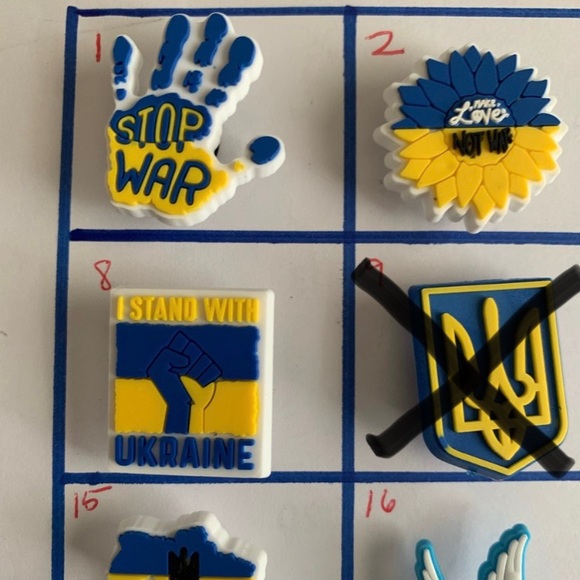 Accessories | Stand With Ukraine Shoe Charmsjibbitz 3 Each Or Bundle To ...